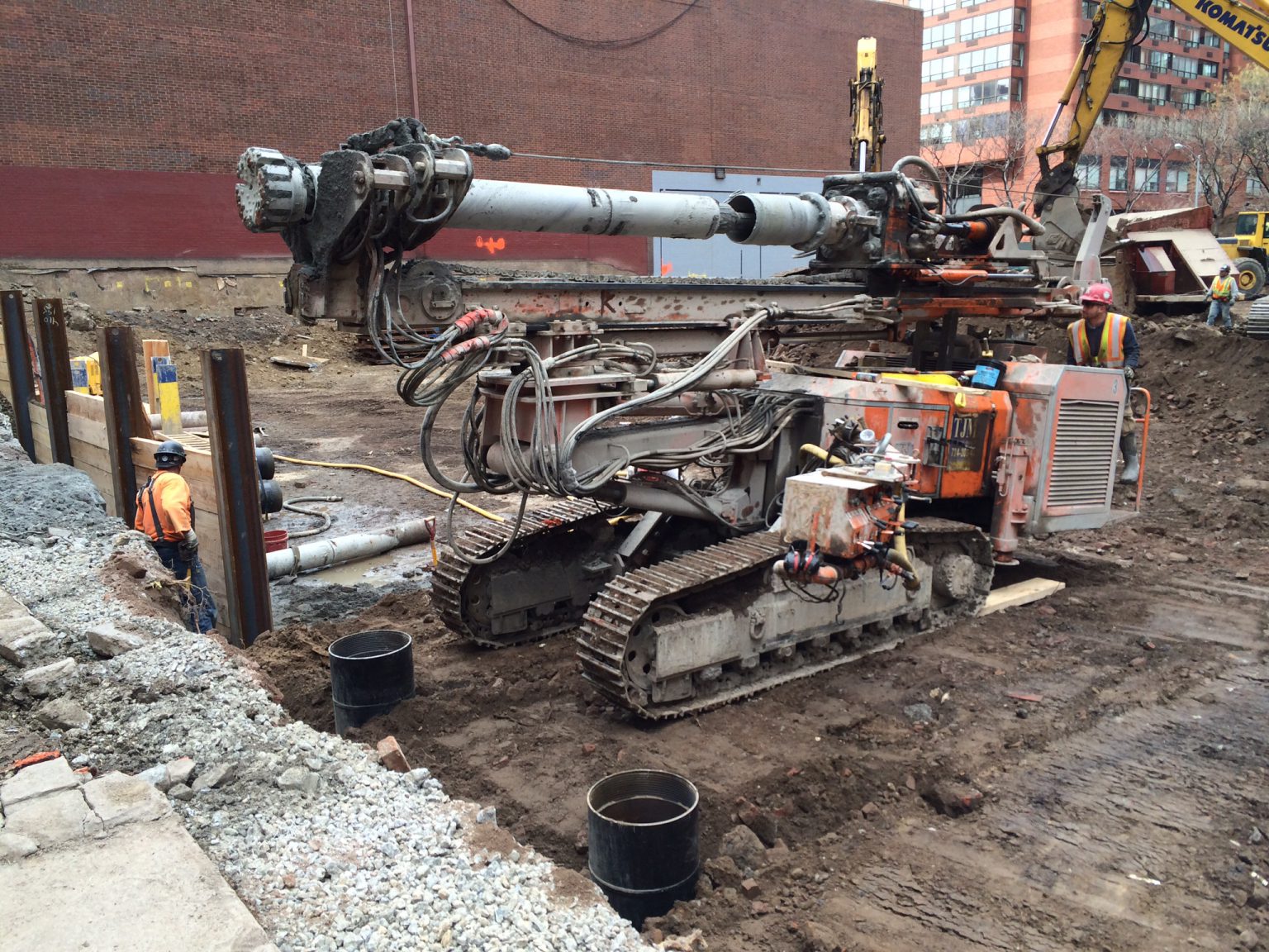 Drilled Soldier Piles – Strata Industries